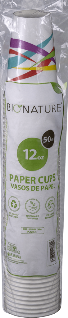 12oz Printed Paper Cup BIONATURE – Plastifar