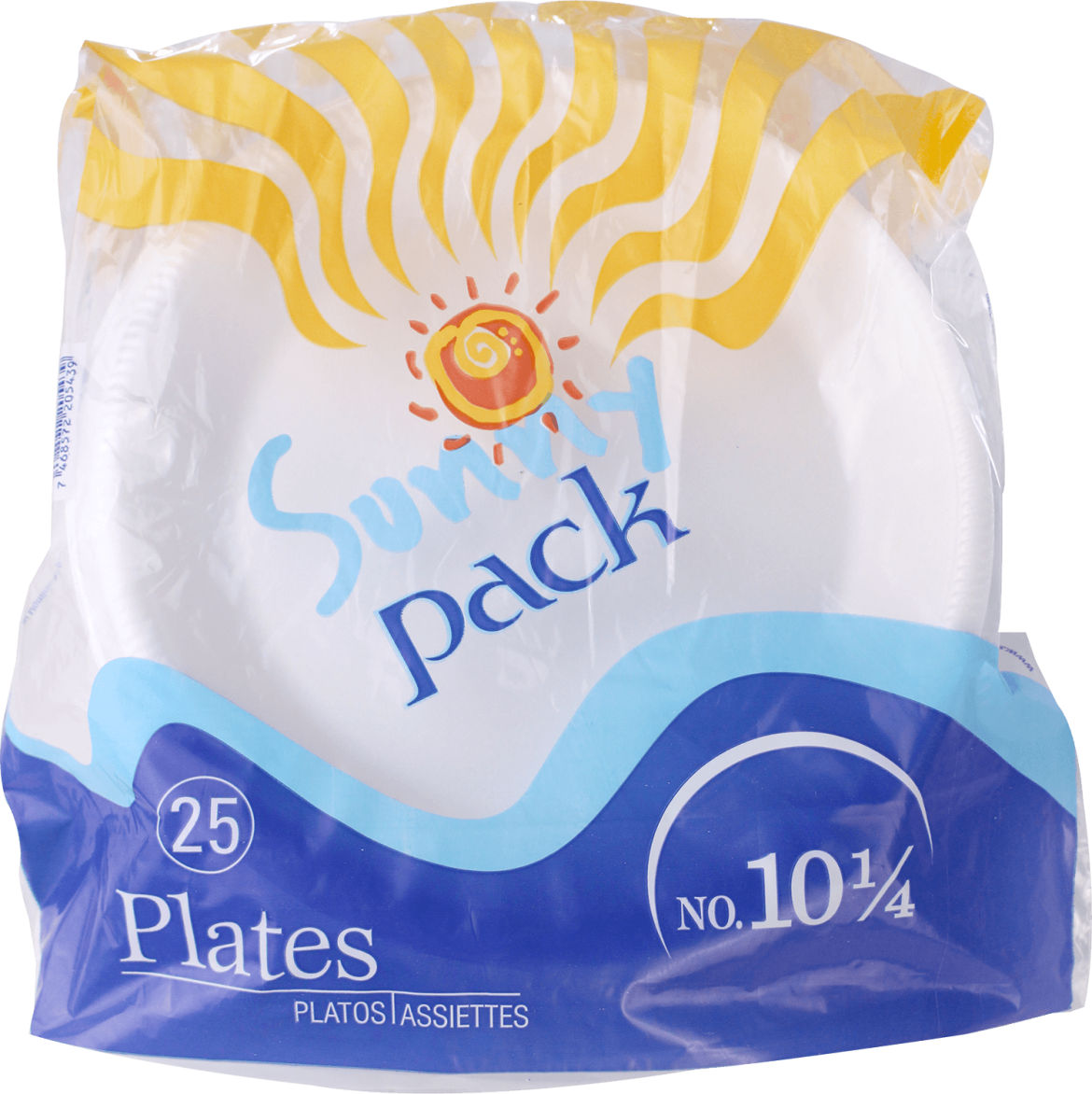 Plato Foam #10 SUNNY PACK 20/25 Caja – Plastifar